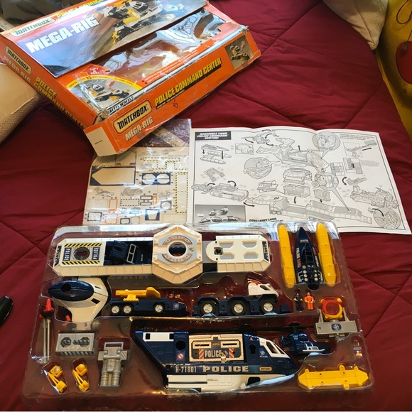 matchbox | Toys | 998 Matchbox Mega Rig Police Command Center ...